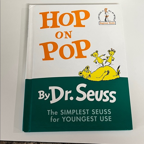 Dr. Seuss | Toys | Dr Seuss Hop On Pop Book Orange Green Yellow | Poshmark